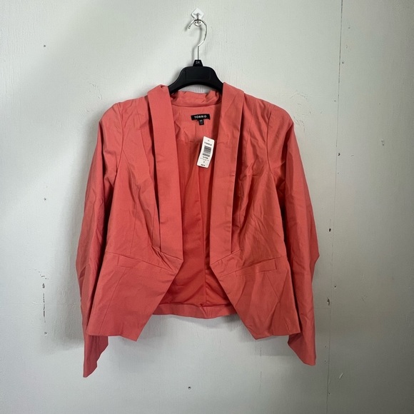 torrid | Jackets & Coats | Torrid Blazer Peachcoral Color | Poshmark